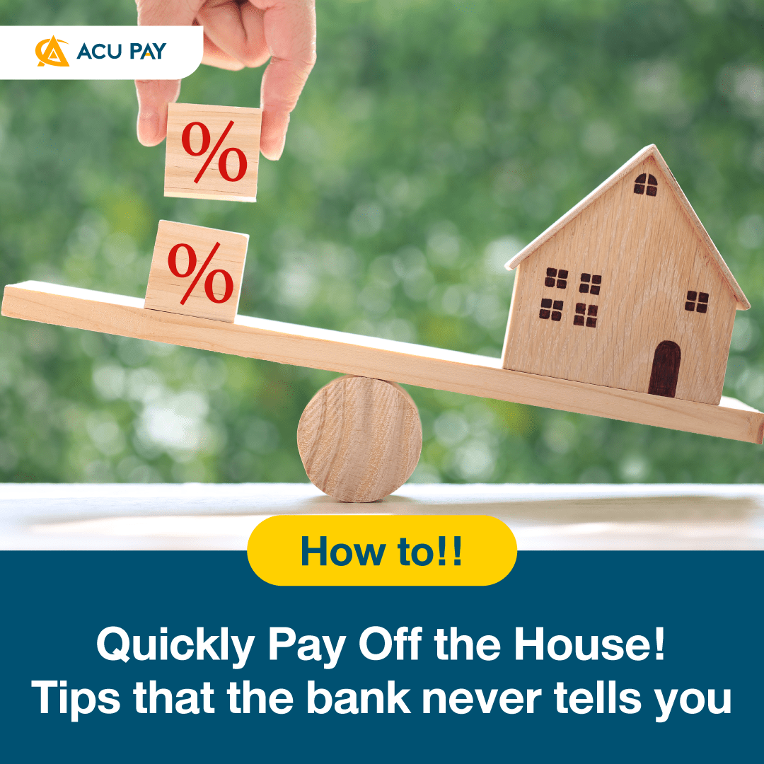 How to Quickly Pay Off the House! Tips that the bank never tells you ...