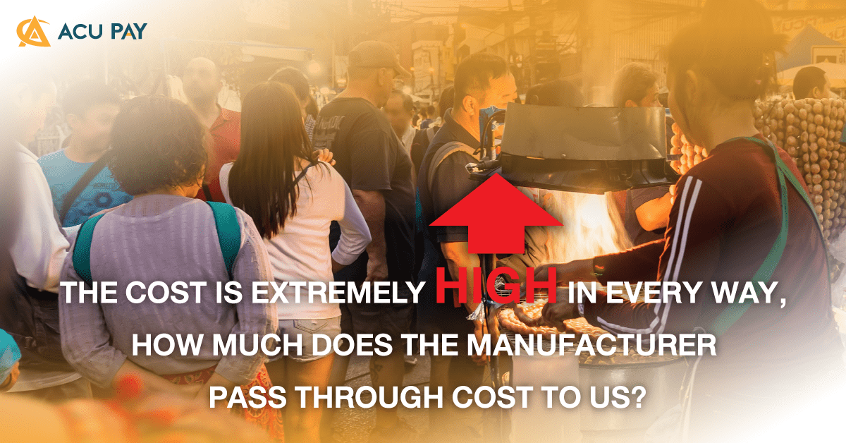 The cost is extremely high in every way, how much does the manufacturer ...