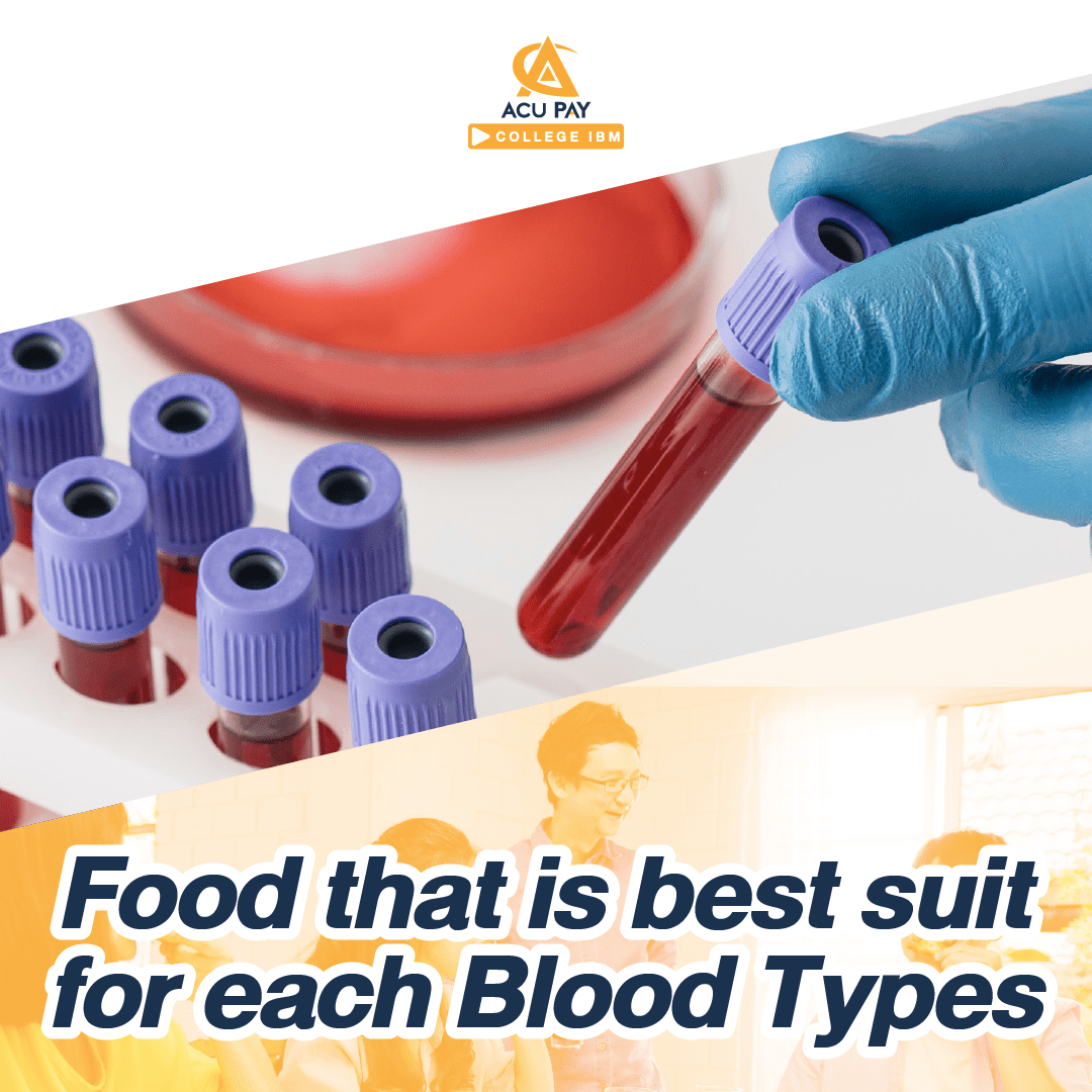Food that is best suit for each Blood Types - ACU Pay