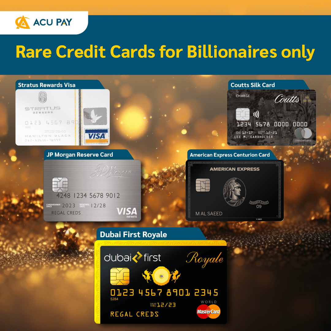 Rare Credit Cards for Billionaires only - ACU Pay