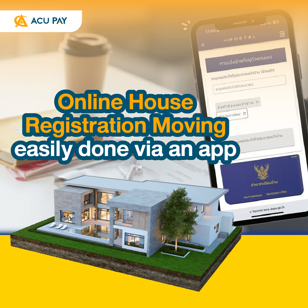 Online House Registration Moving, easily done via an app - ACU Pay