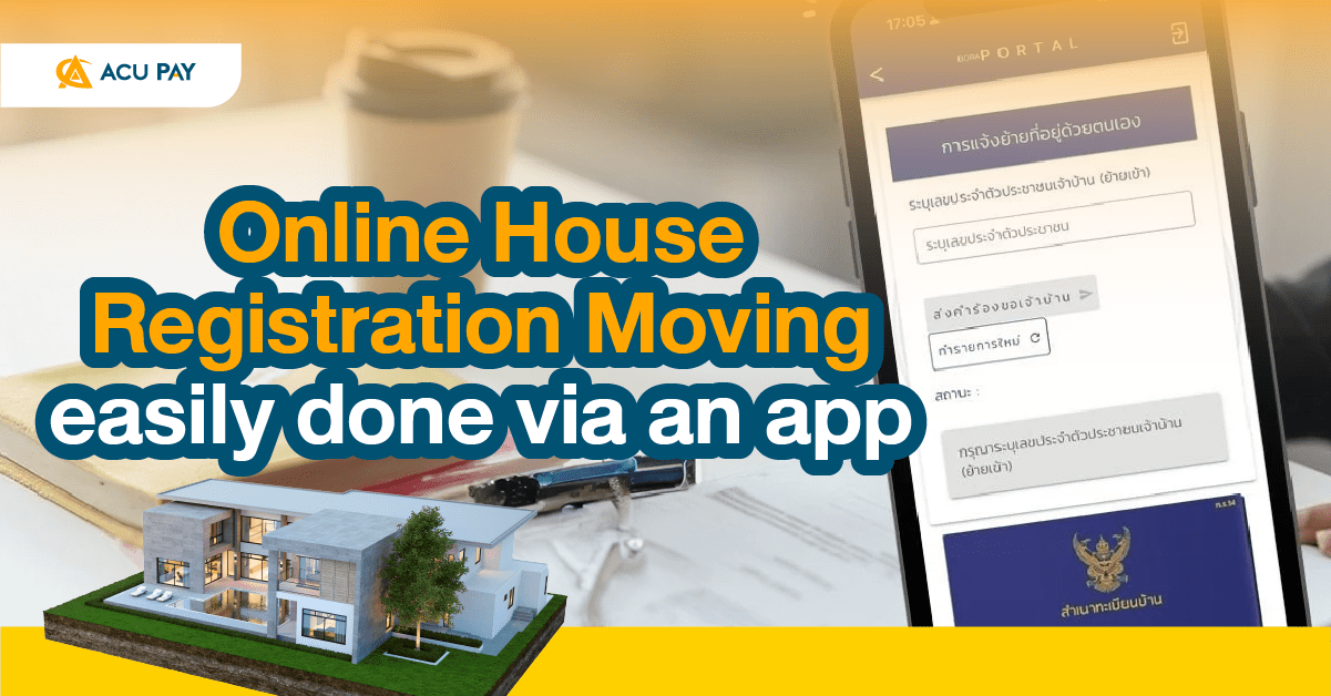 Online House Registration Moving, easily done via an app - ACU Pay