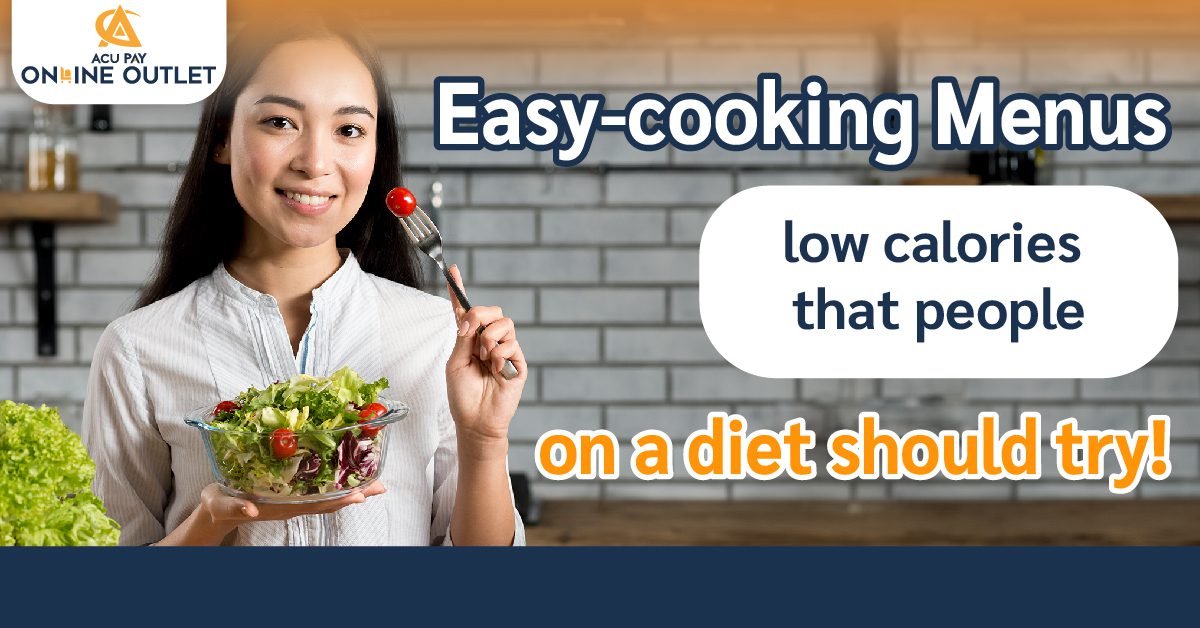 Easy-cooking Menus, low calories that people on a diet should try ...