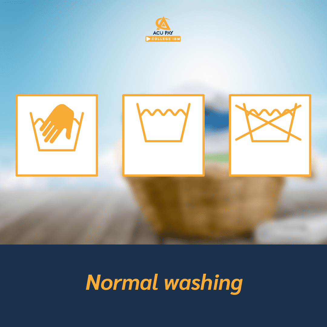 Better know these symbols on clothes before washing them - ACU Pay