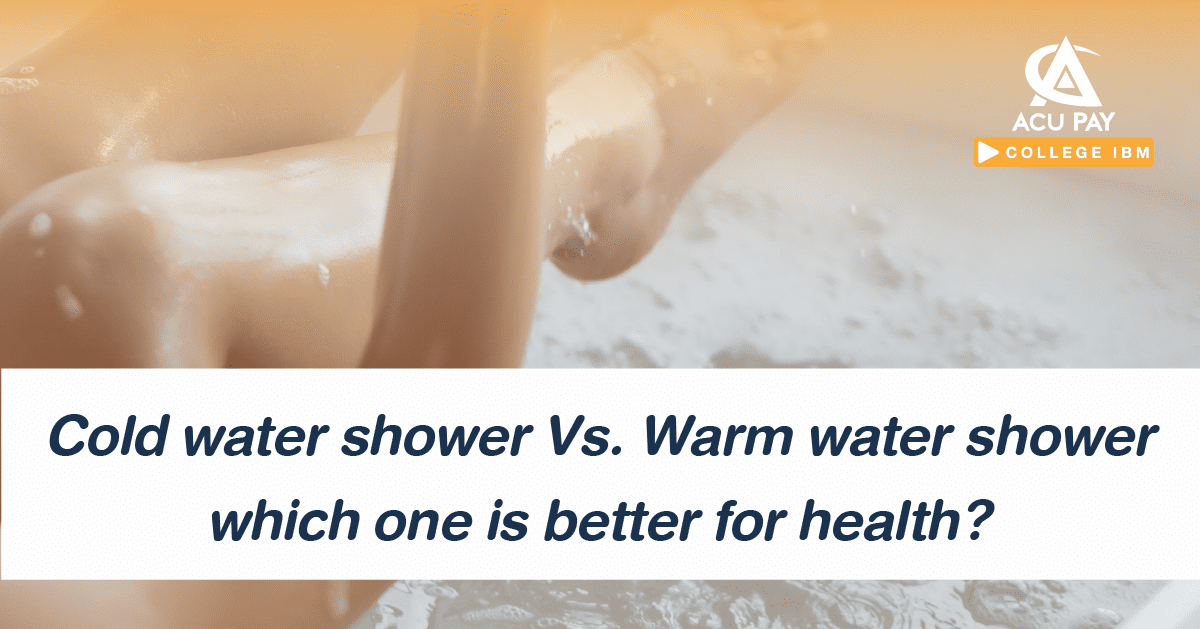 Cold water shower Vs. Warm water shower, which one is better for health ...