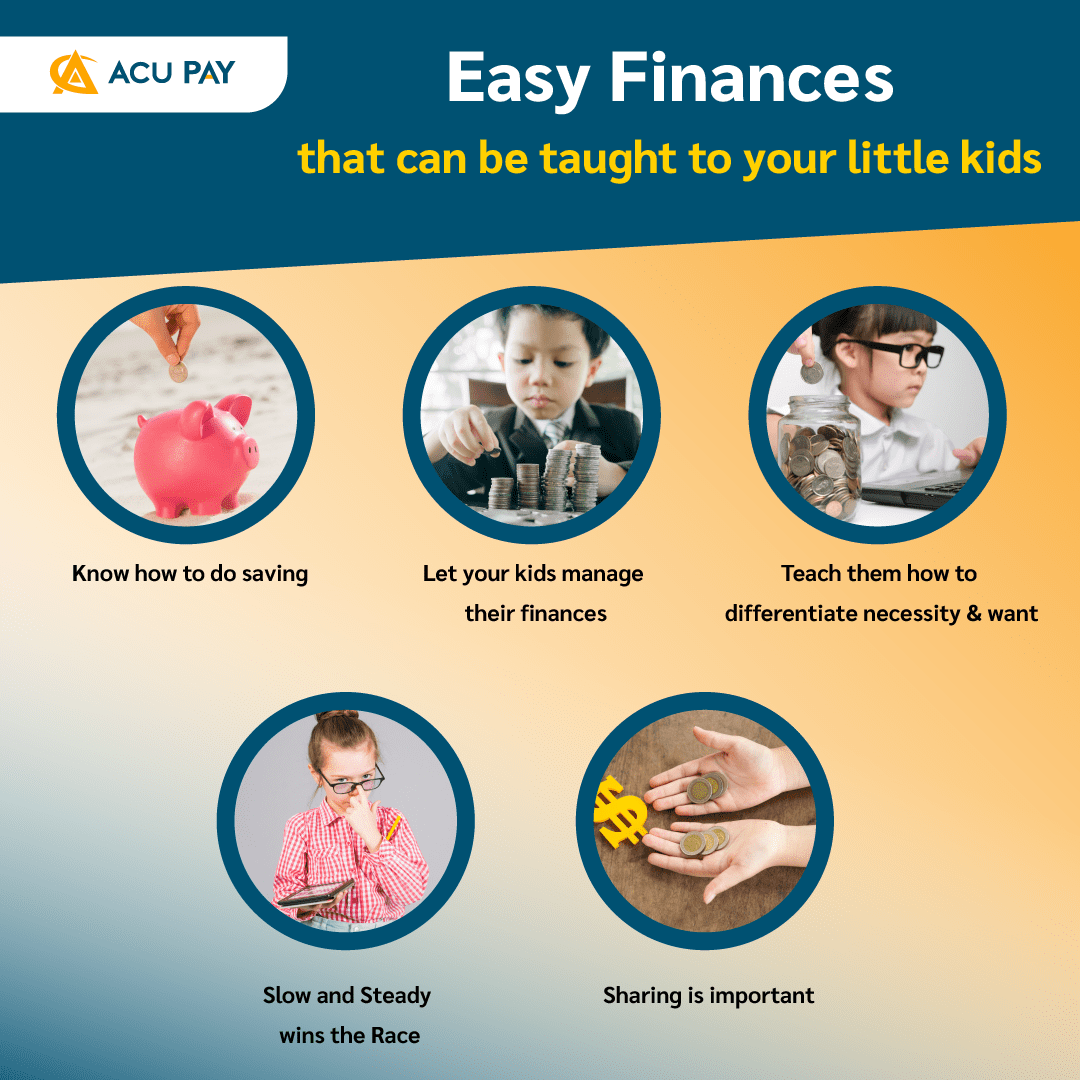 Easy Finances that can be taught to your little kids - ACU Pay