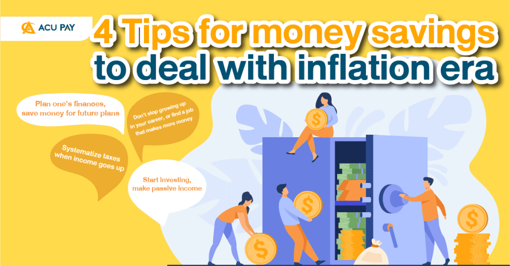 4 Tips for money savings to deal with inflation era - ACU Pay