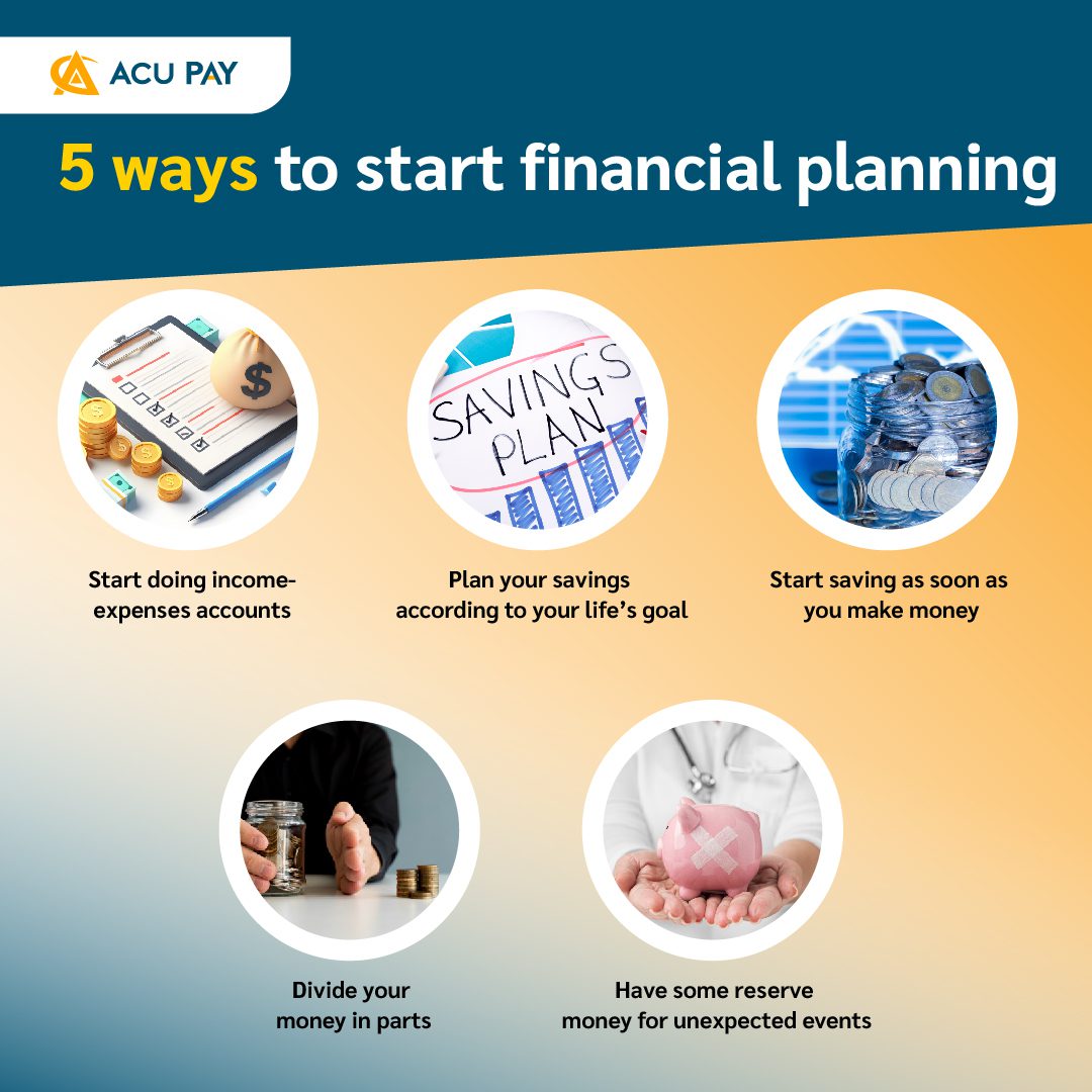 5 ways to start financial planning - ACU Pay