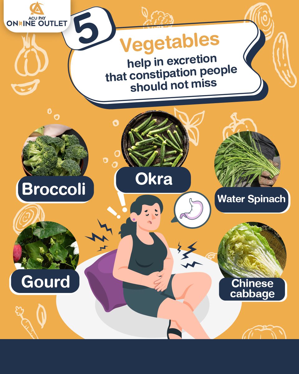 5 Vegetables help in excretion that constipation people should not miss ...