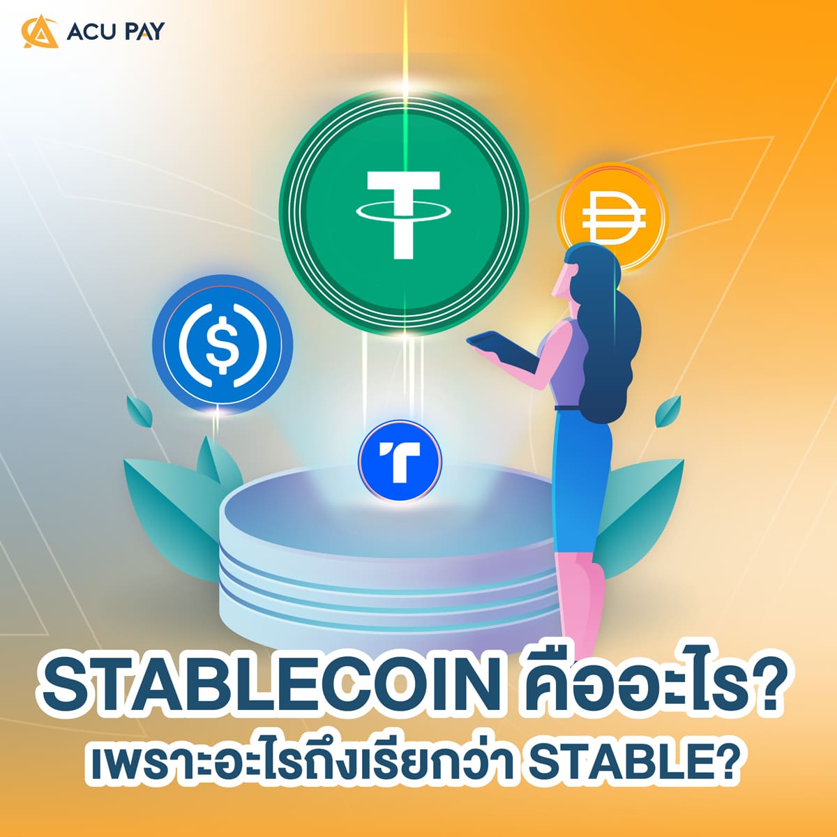 Stablecoin คืออะไร? เพราะอะไรถึงเรียกว่า Stable? - ACU PAY Thailand